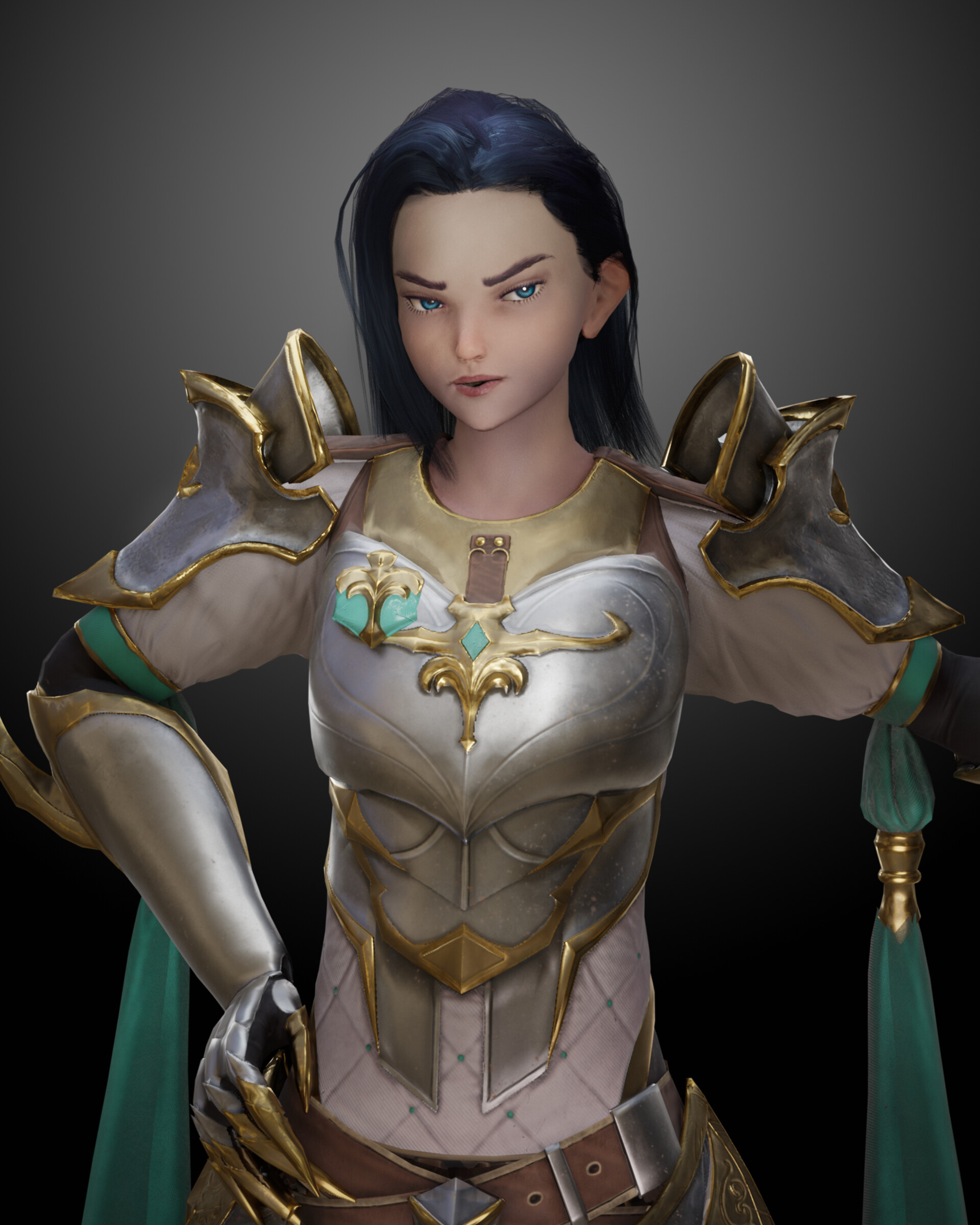 ArtStation - Royal knight GameRES