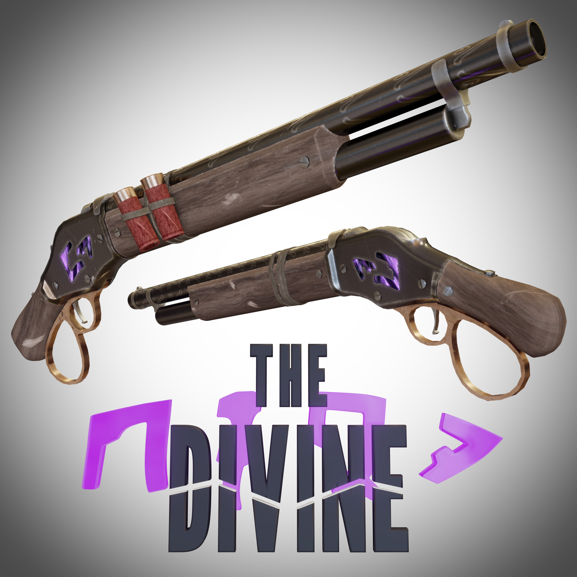 ArtStation - Shotgun Game Art - The Divine