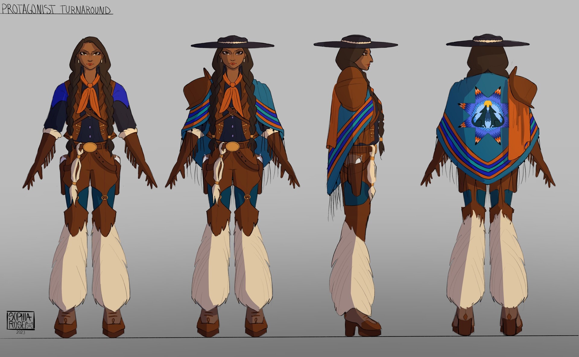 ArtStation - Wild West Game Character Concepts: Protagonist