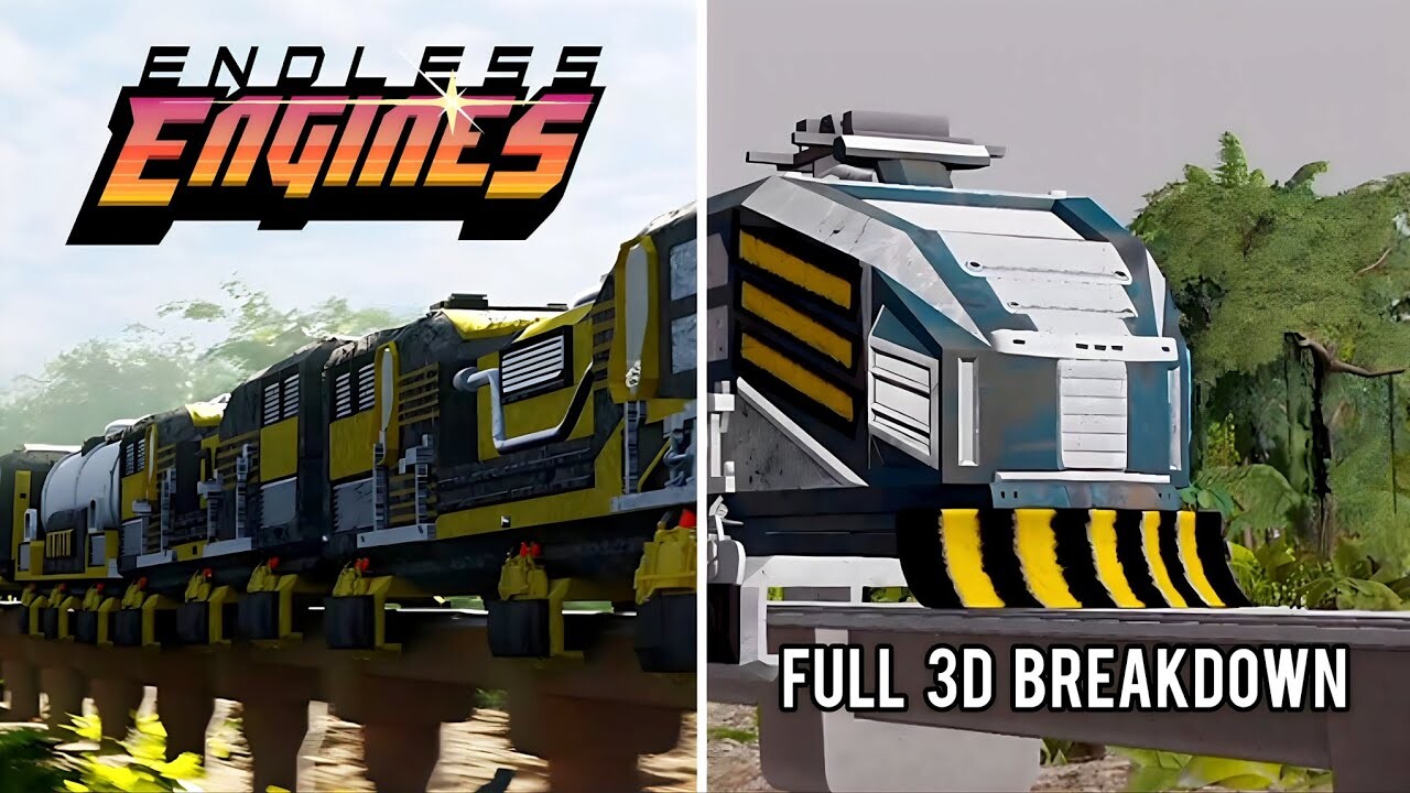 ArtStation - "Maglev Train" Full 3D Breakdown For Endless Engines ...