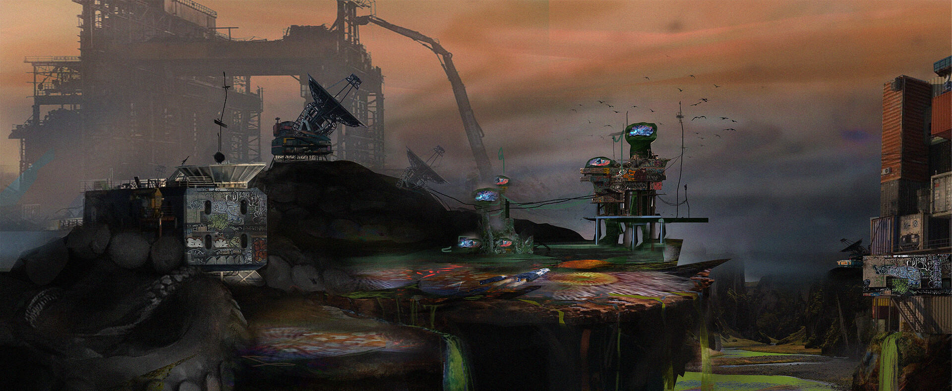 ArtStation - Acid planet concept