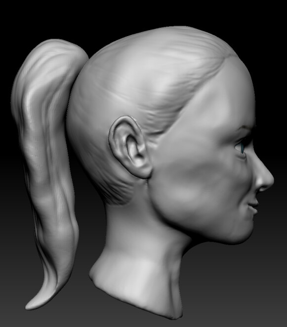 ArtStation - Female Head Bust Sculpt