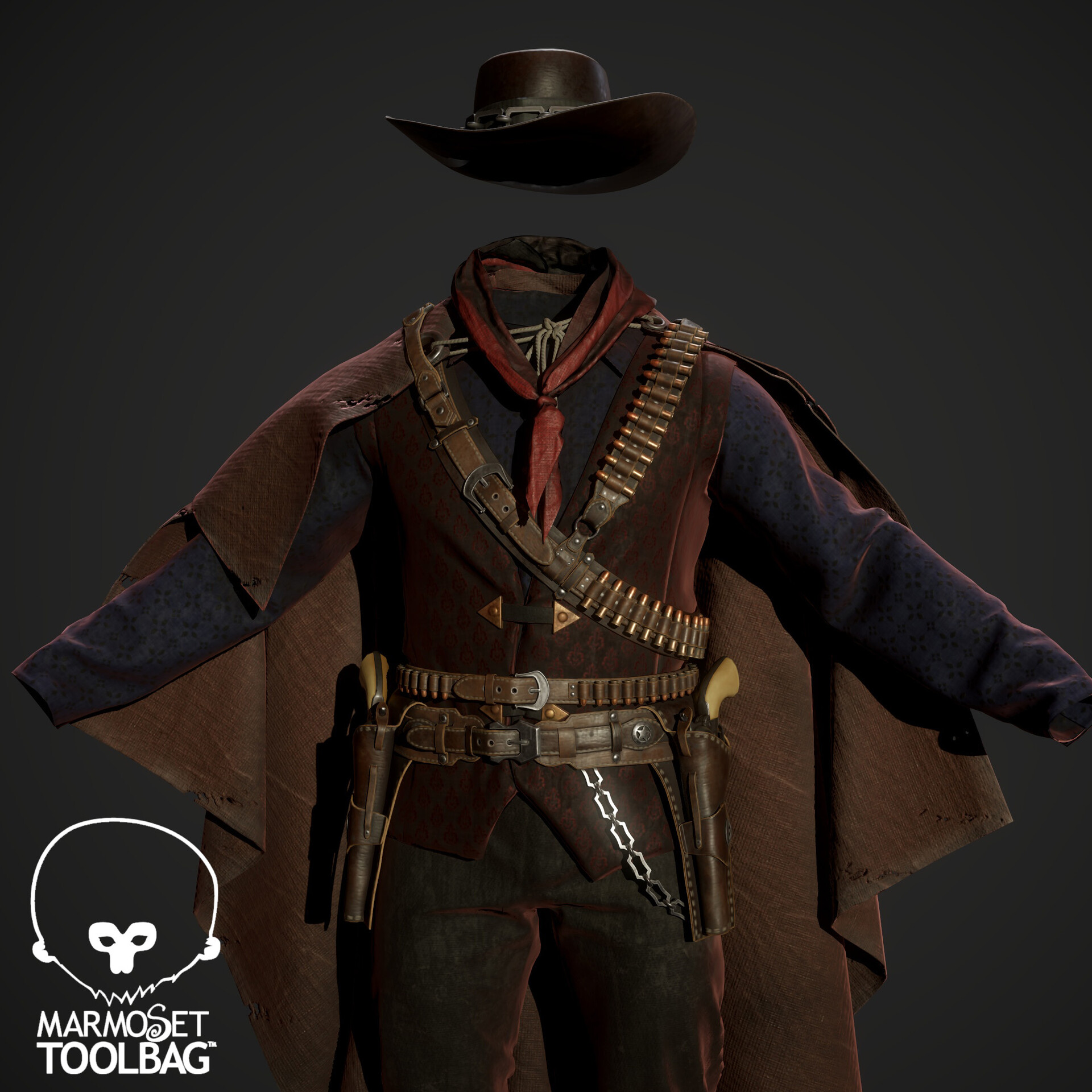 ArtStation - Cowboy Cloth - Game Ready Assets