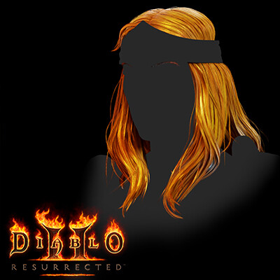 ArtStation - Kashya - NPC Hair - Diablo II: Resurrected