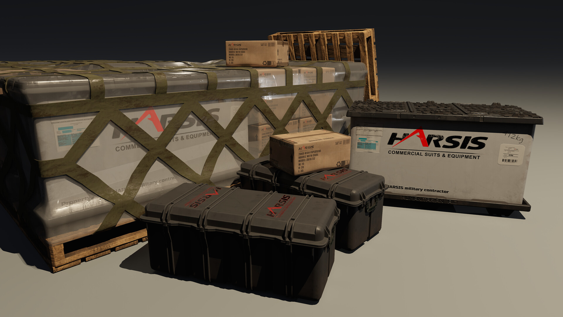 ArtStation - Military asset pack