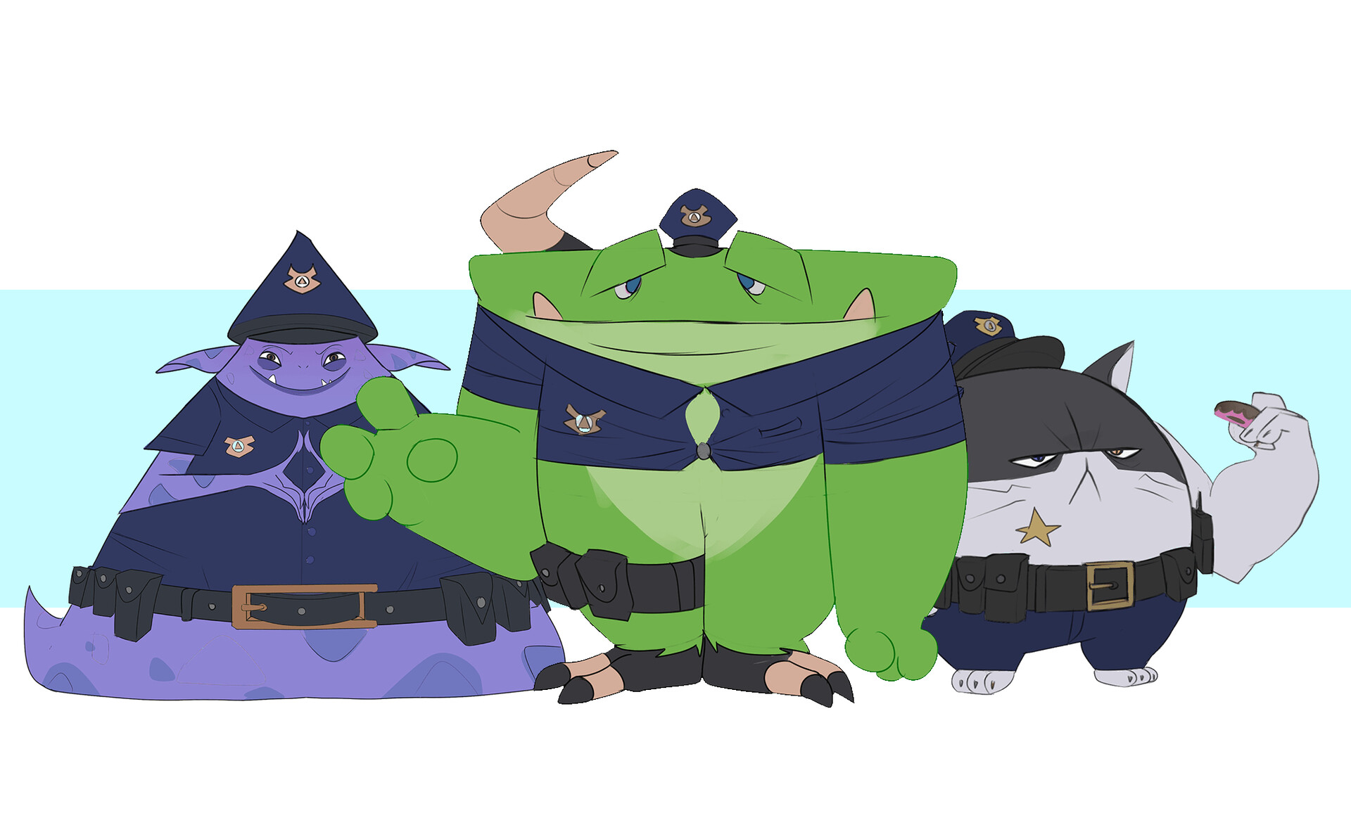 ArtStation - Monster Police Department