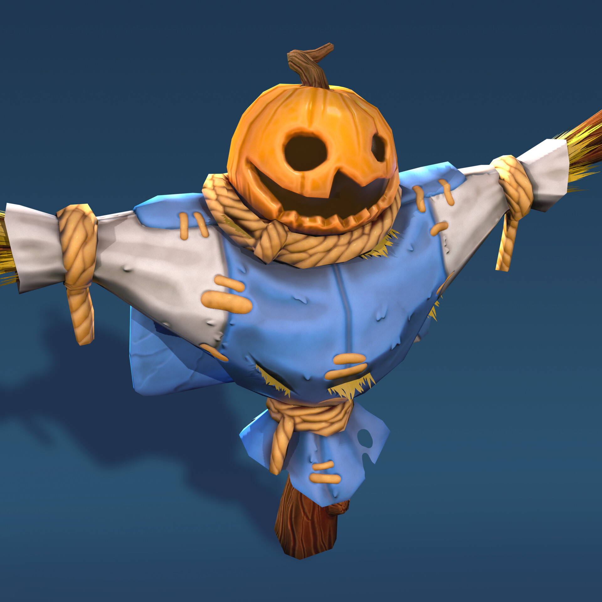 ArtStation - The Halloween Scarecrow