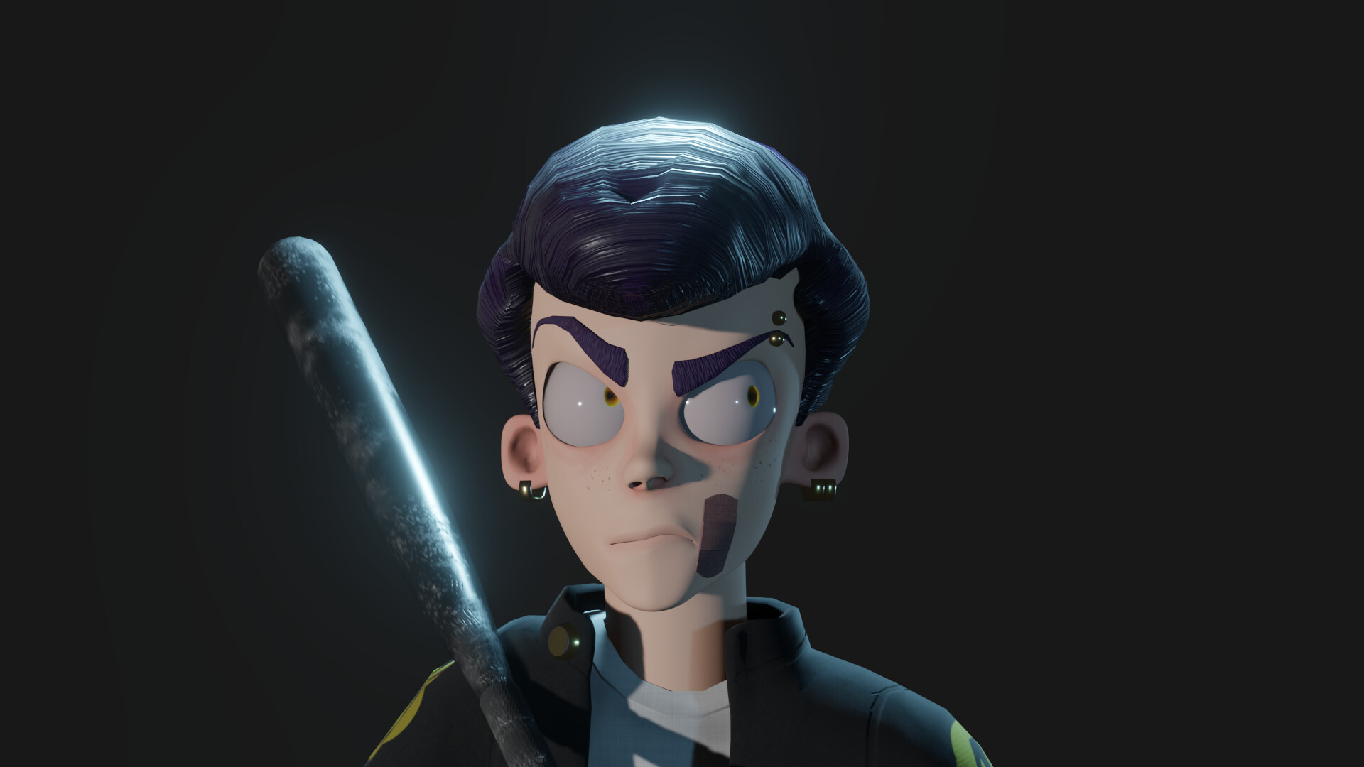 ArtStation - Delinquent_Character model