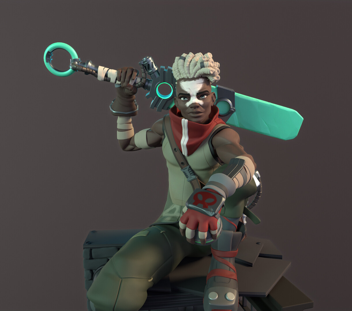 ArtStation - Ekko stylized sculpt / Project L