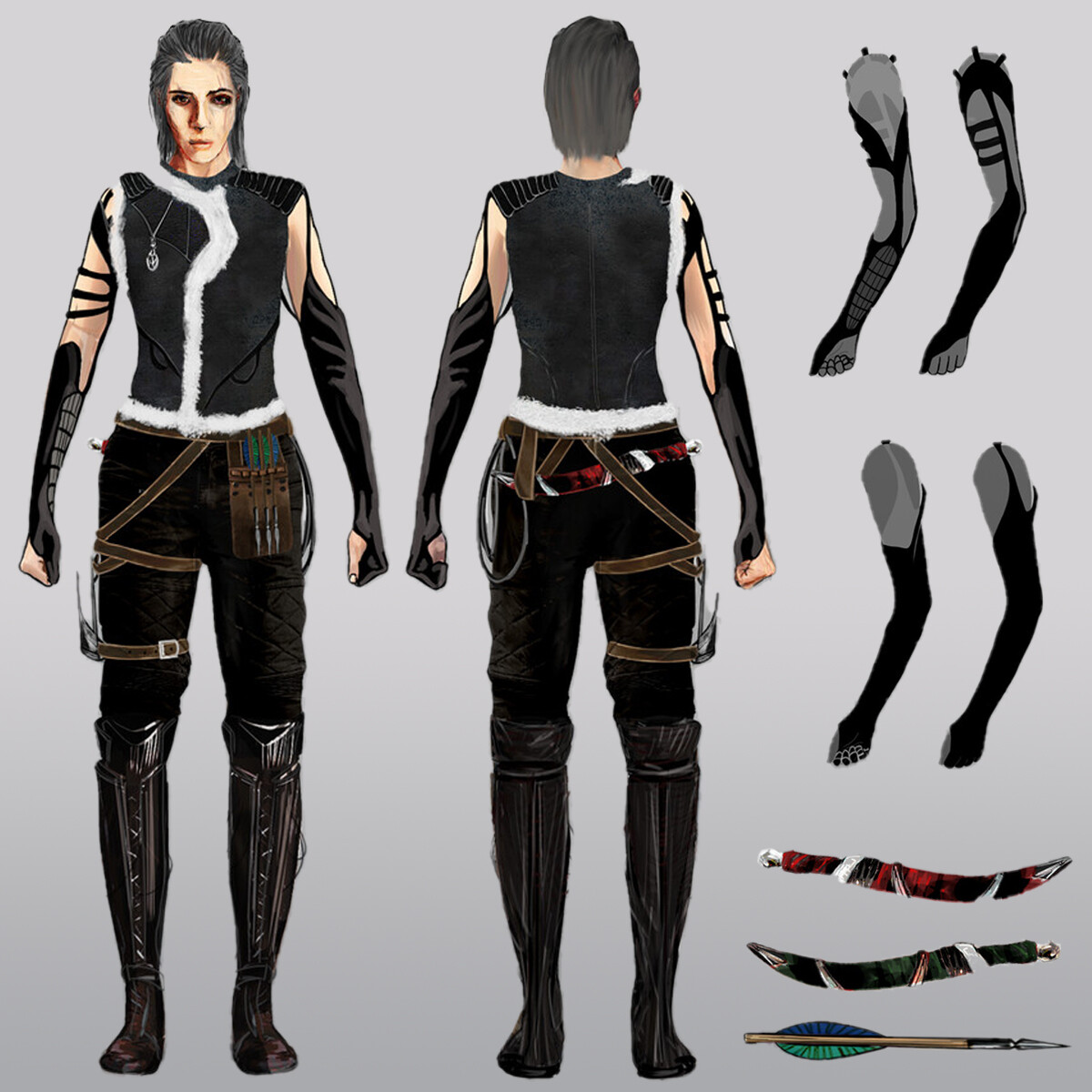 ArtStation - Digital Tomb Raider Phantom - Character Designs