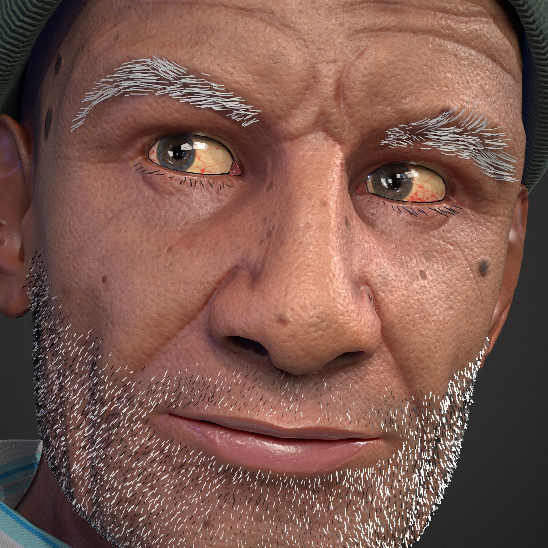 ArtStation - An Old Indian Man
