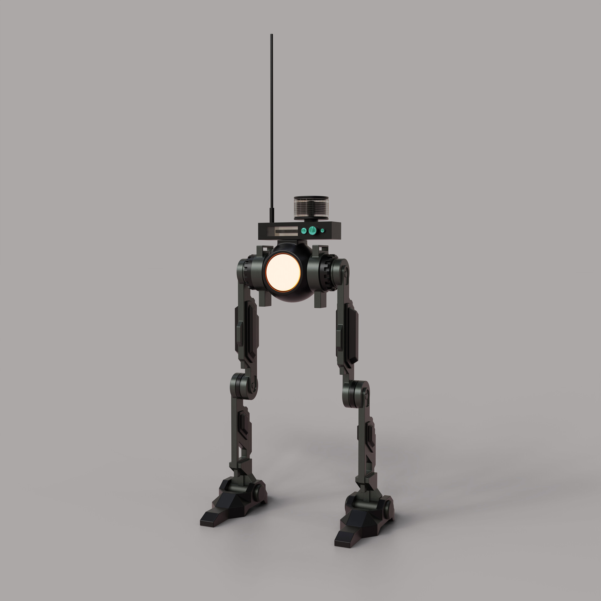 ArtStation - Walker - MiniBot - 3D Model