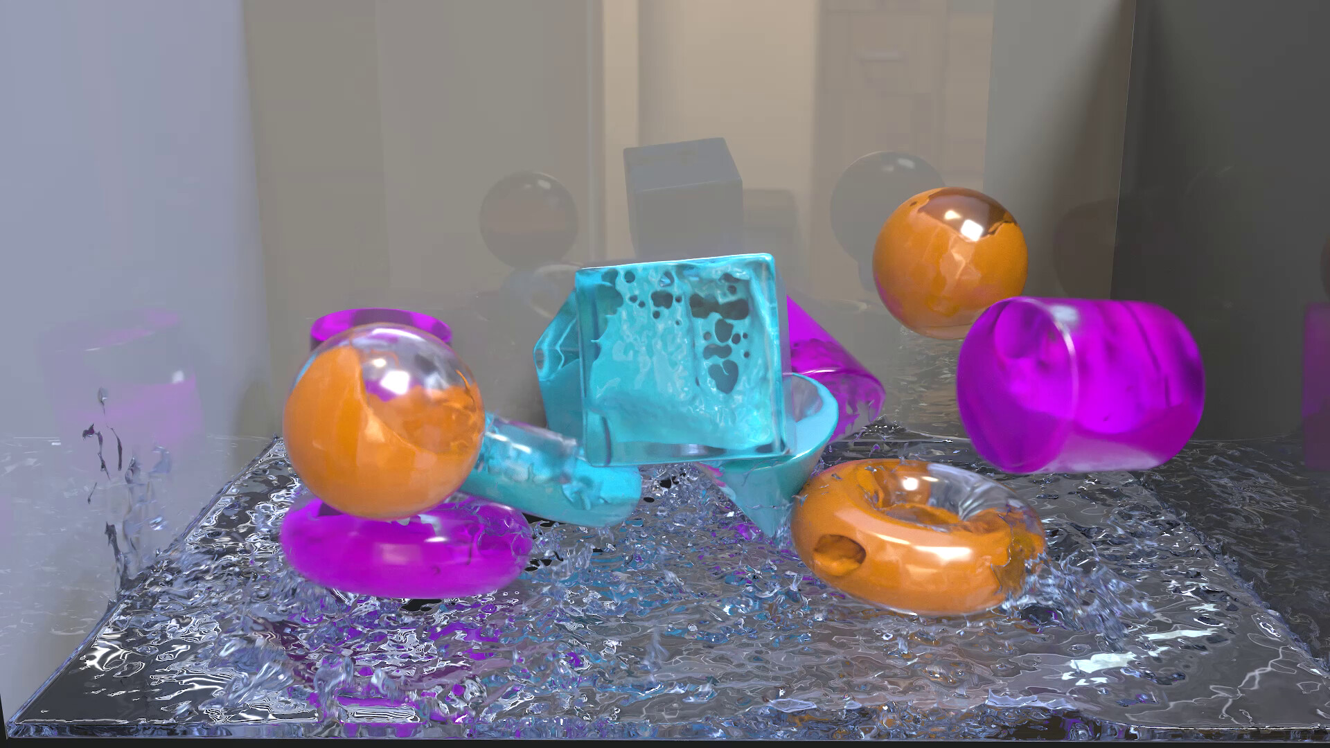 ArtStation - Splashy Fluids