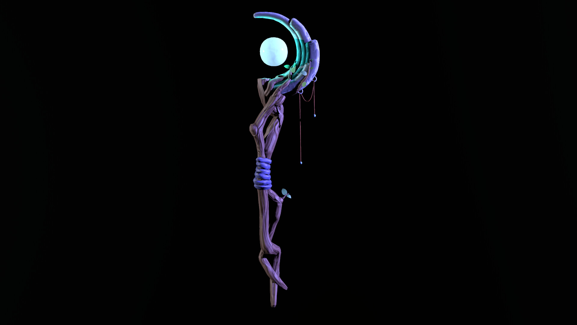 ArtStation - Stylized Magic Staff