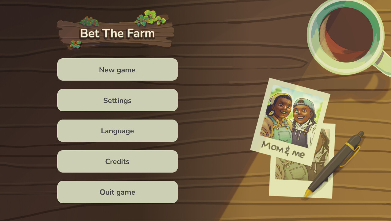 ArtStation - UI for Farm Card Game - Game Off Jam 2022