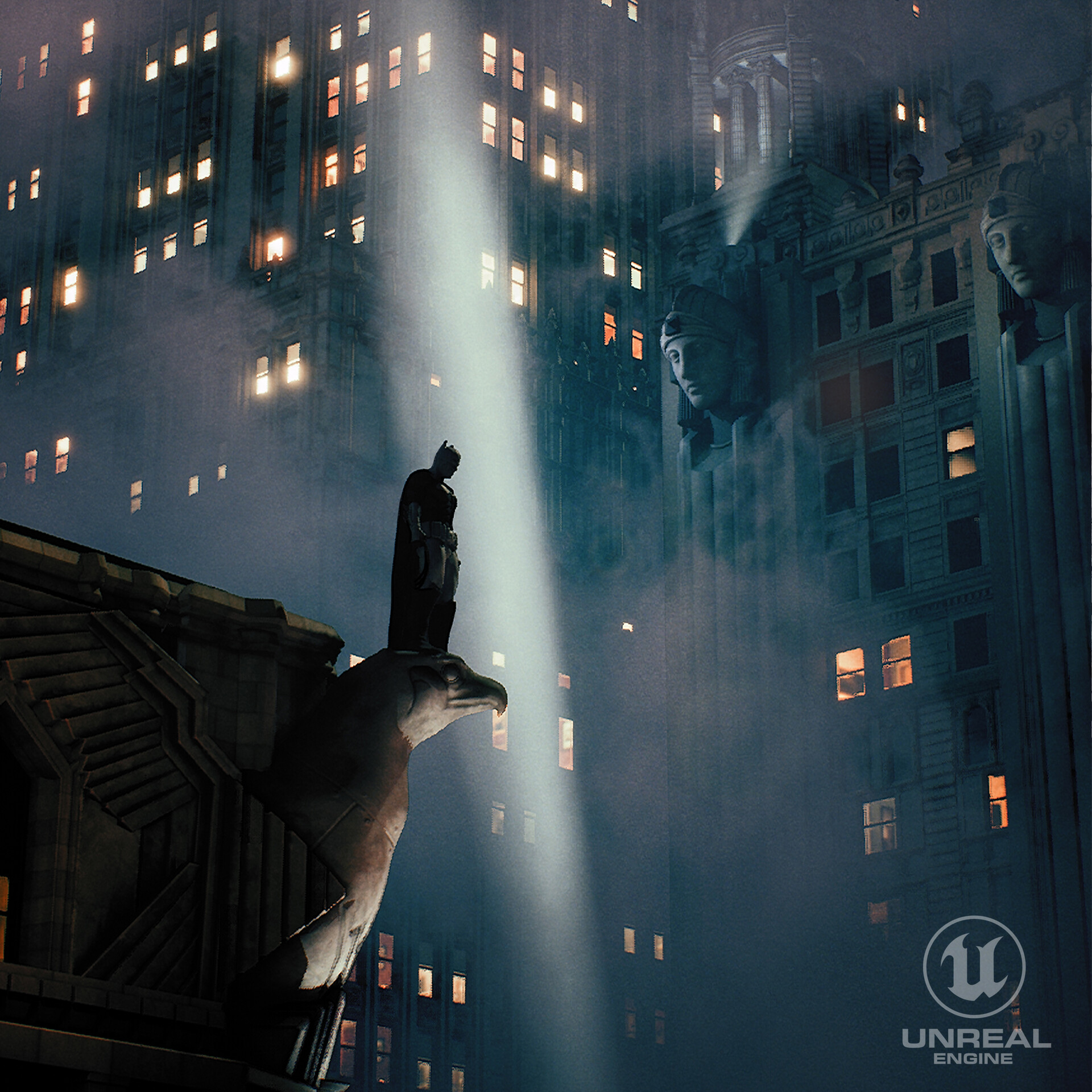 ArtStation - Stylized Gotham Concept