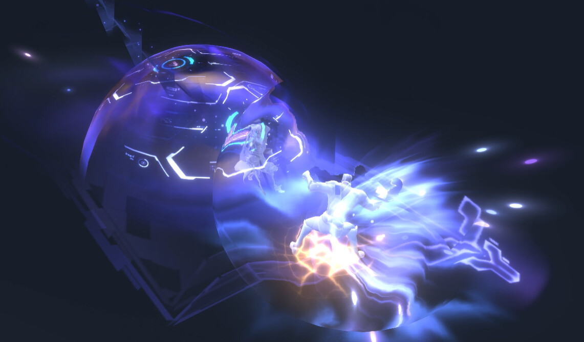 ArtStation - Teleportation Shield Bash.瞬移之盾击