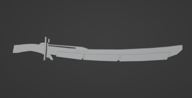 ArtStation - Arasaka Weeping Reaver Katana v4. (wip) Trademark R.Talsorian Games