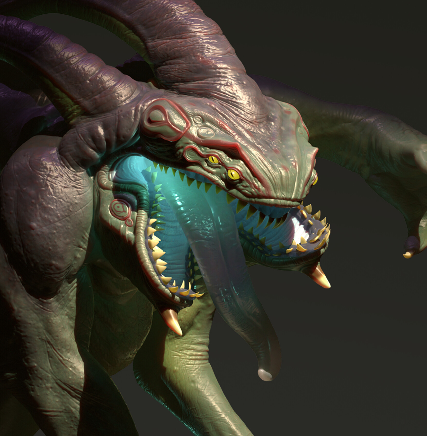 ArtStation - Frog Beast - Creature Sculpt