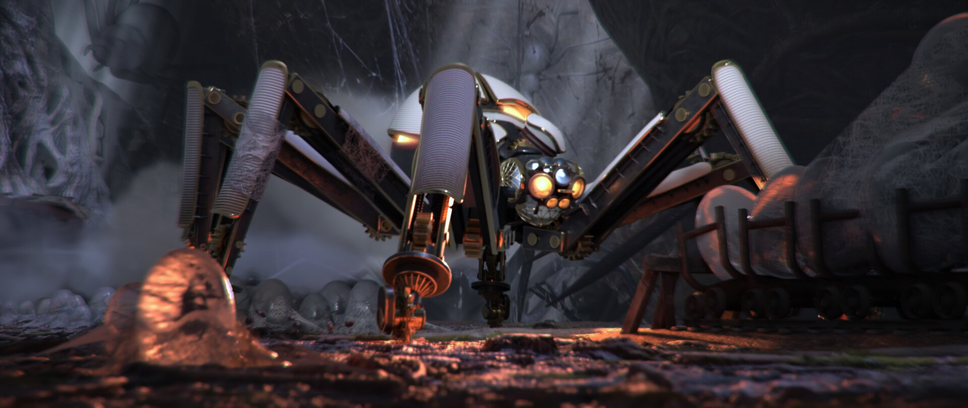 ArtStation - Endless Engines_scène Spider dodge