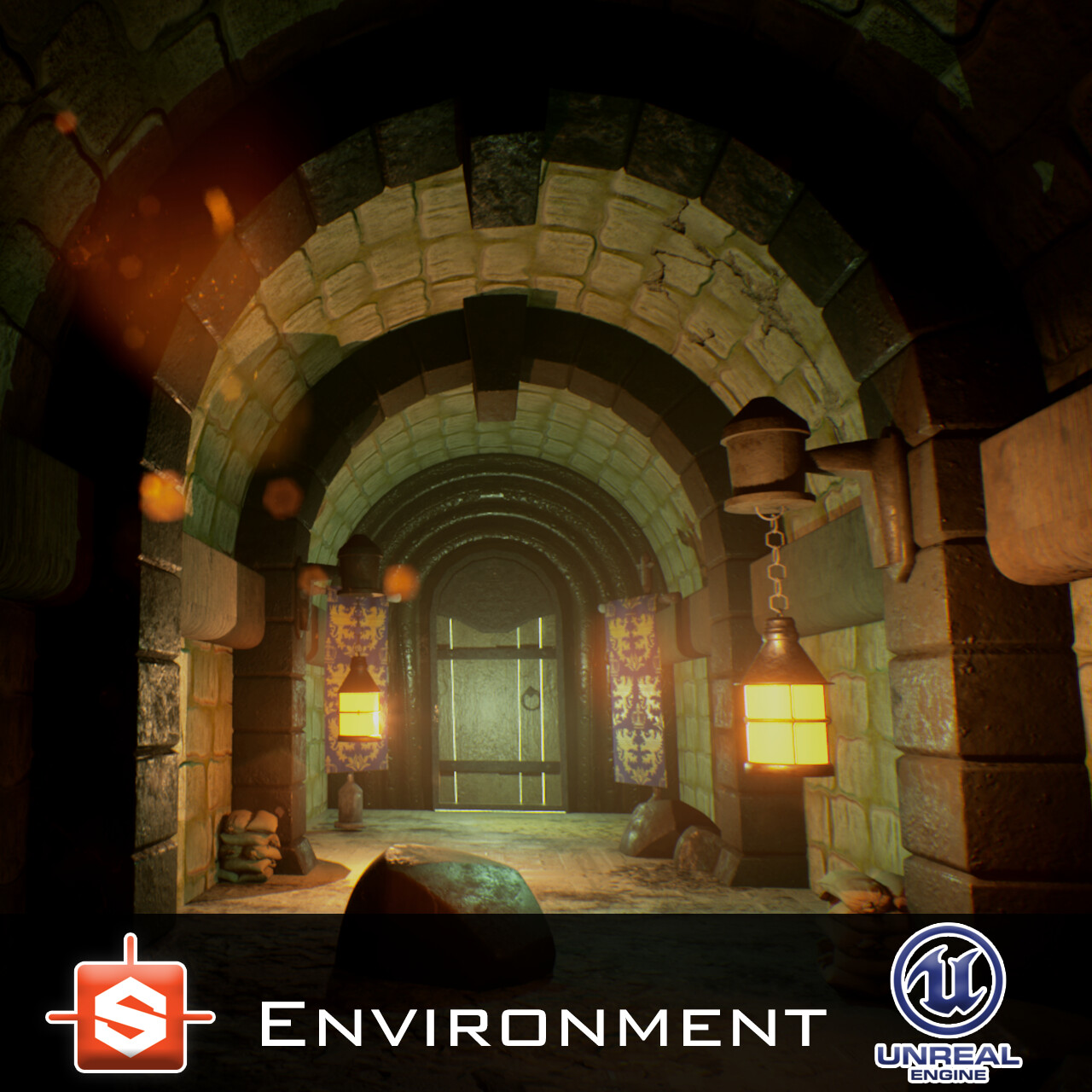 ArtStation - Dungeon Hallway