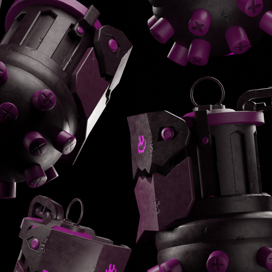 ArtStation - Custom Jinx Grenade