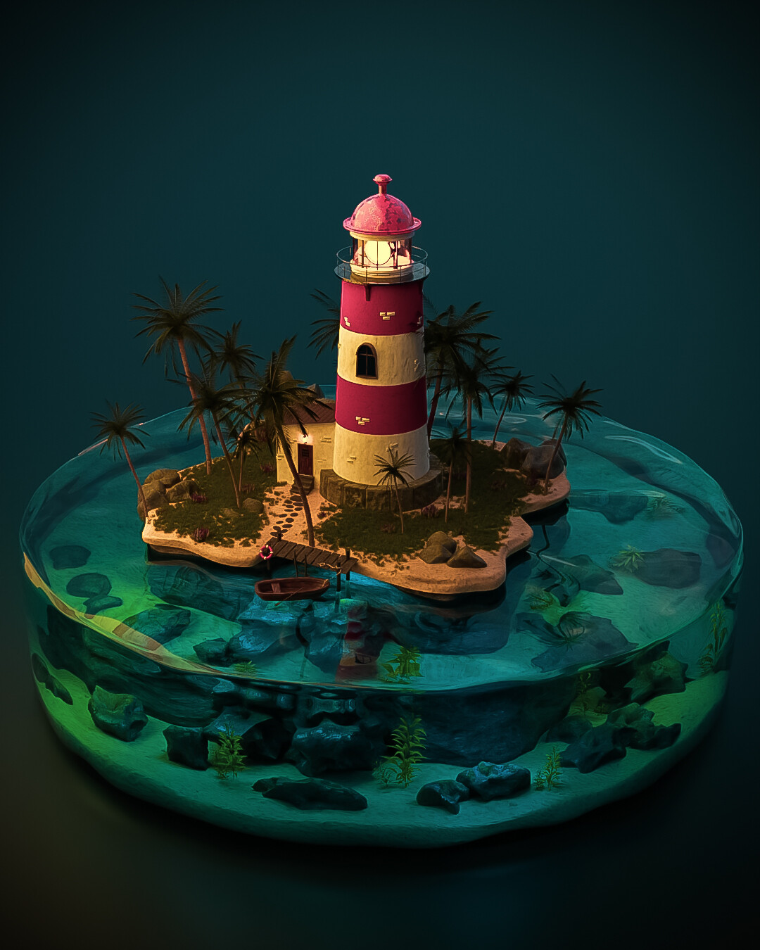 ArtStation - Diorama Lighthouse
