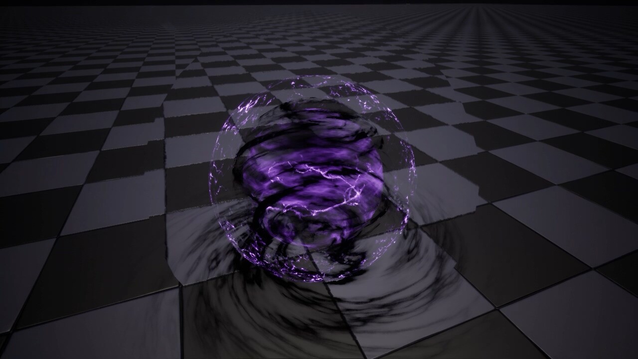 ArtStation - [FX_Test] Dark_Magic_Spell_v01