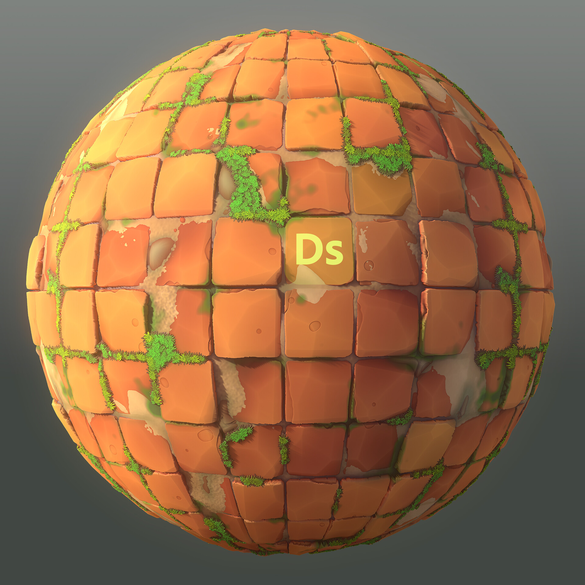 ArtStation - SD风格化砖块练习07