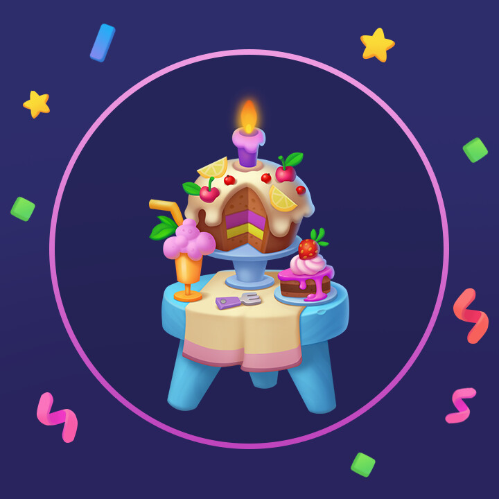 ArtStation - Birthday table