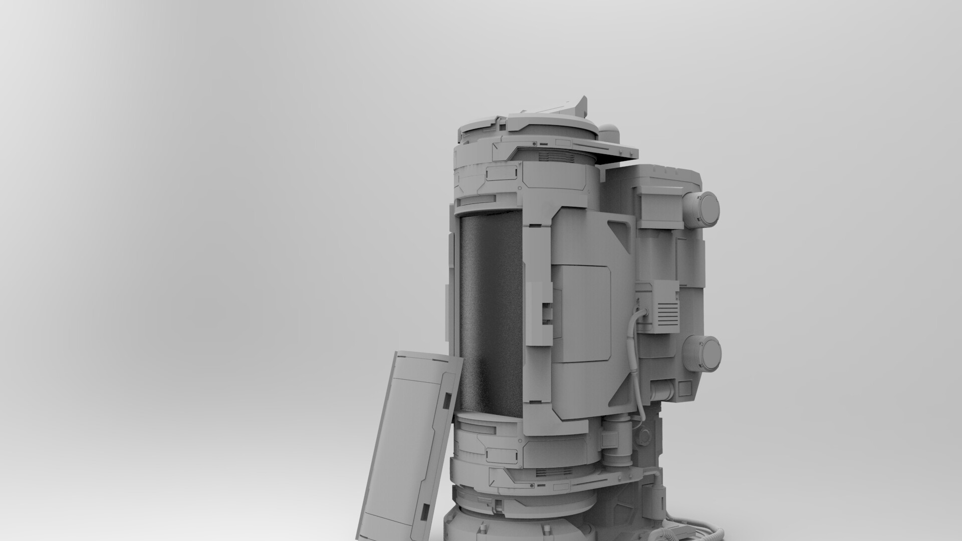 ArtStation - sci fi 3d model