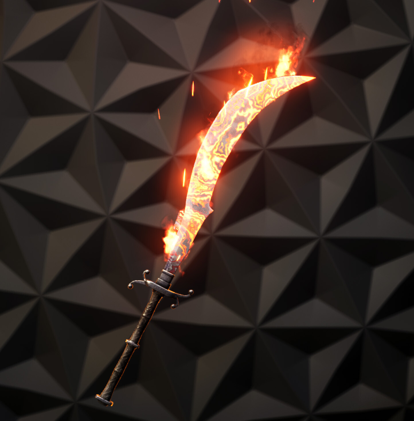 ArtStation - Elemental weapons UE5 VFX