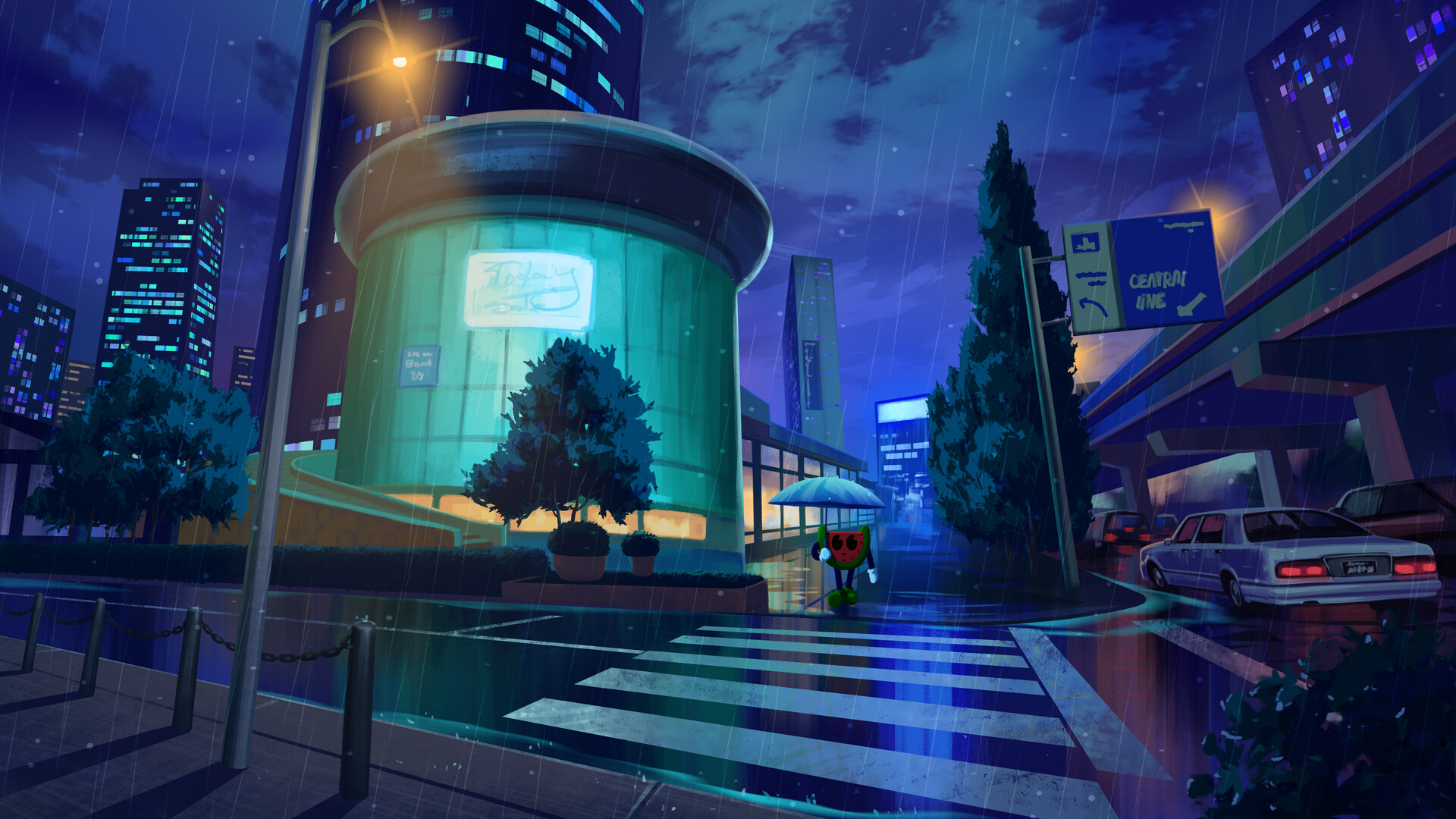 ArtStation - Blue mood