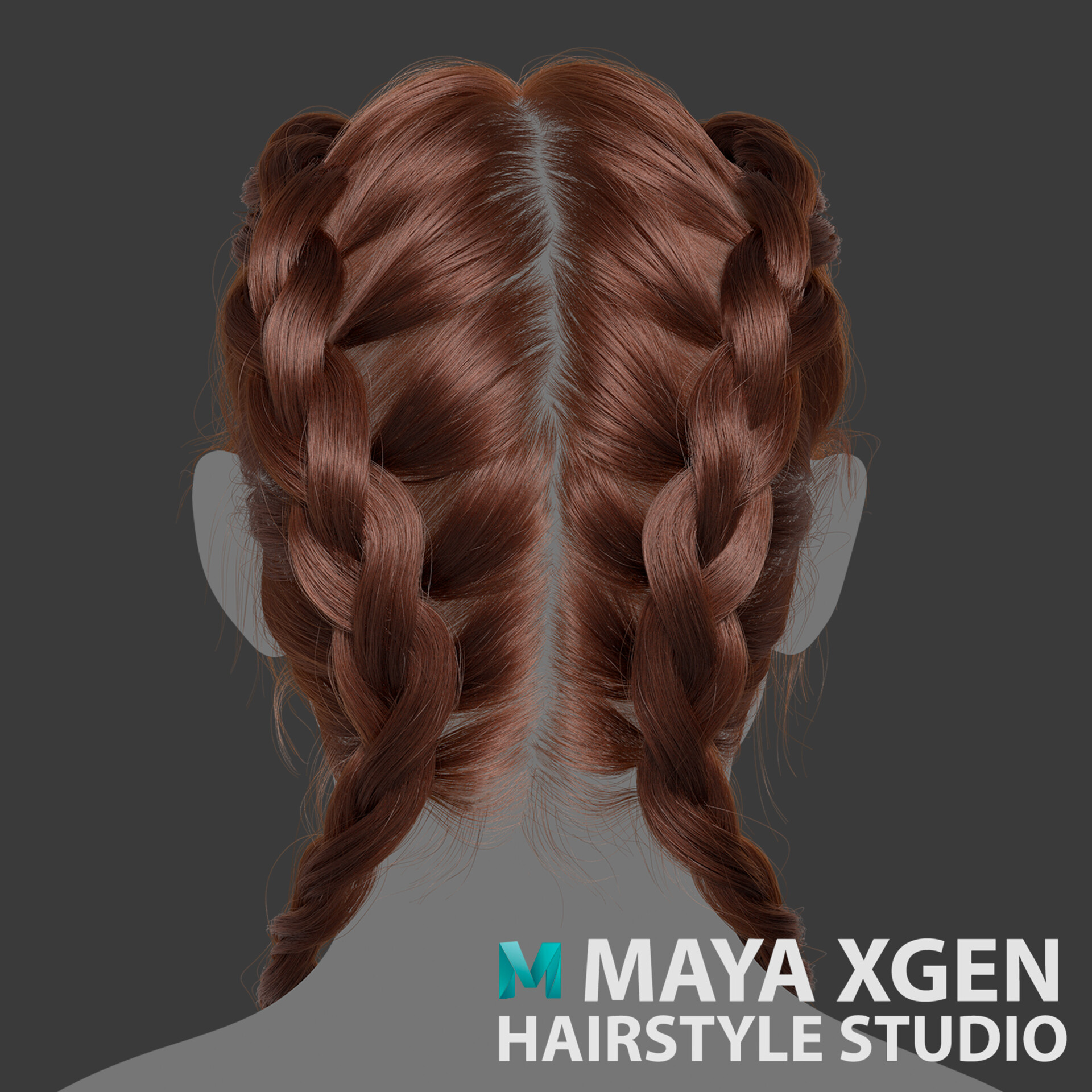 ArtStation - Hair study - Braids