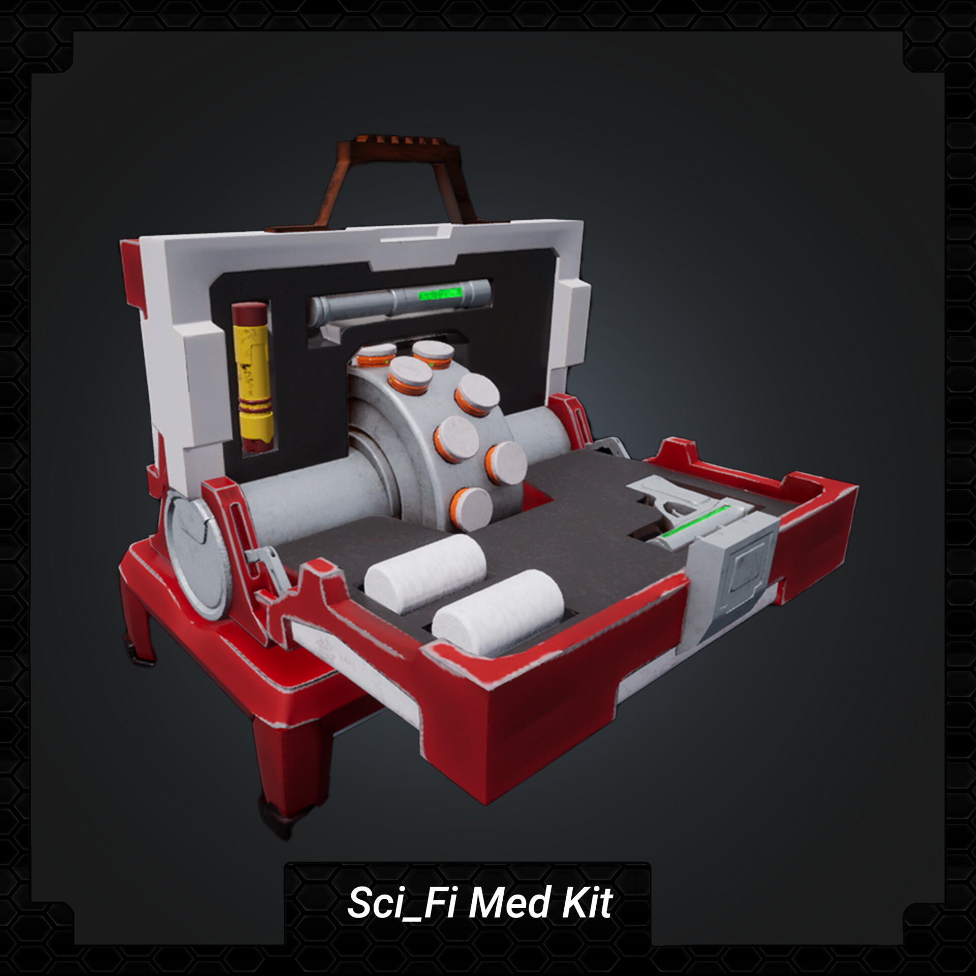 ArtStation - Sci-Fi Medical Kit
