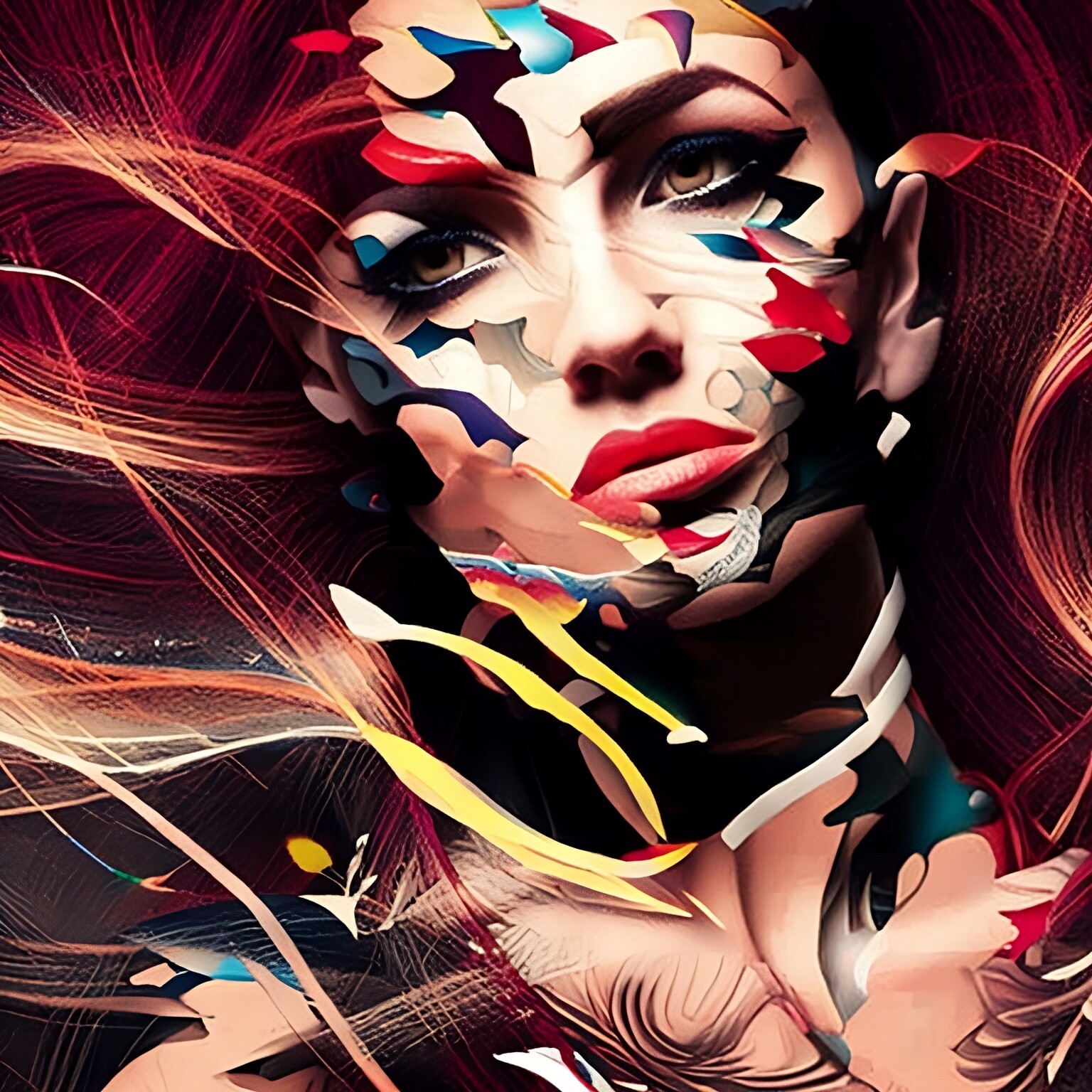 ArtStation - Abstract Portrait.