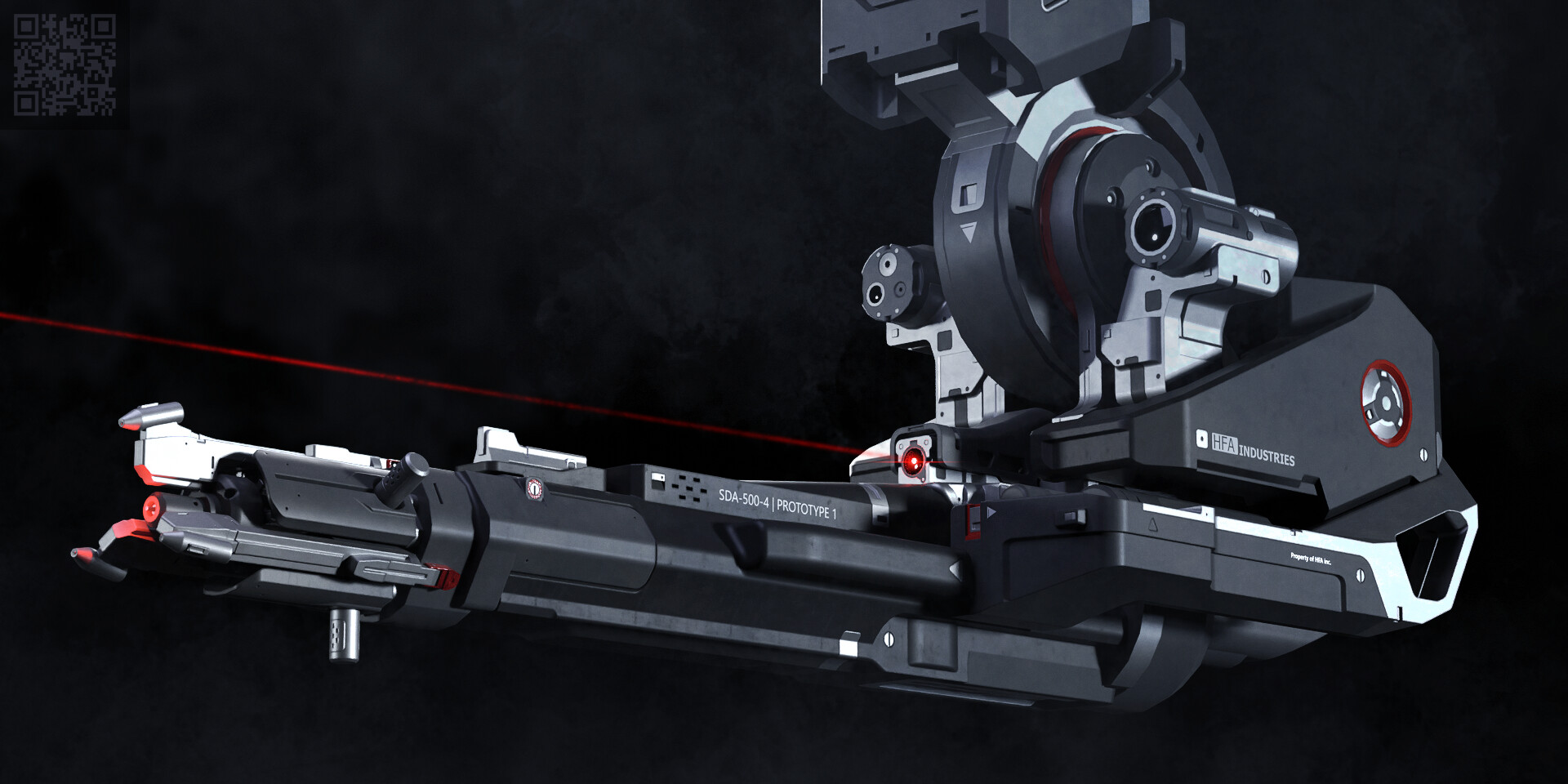 ArtStation - Big sci fi gun 9000