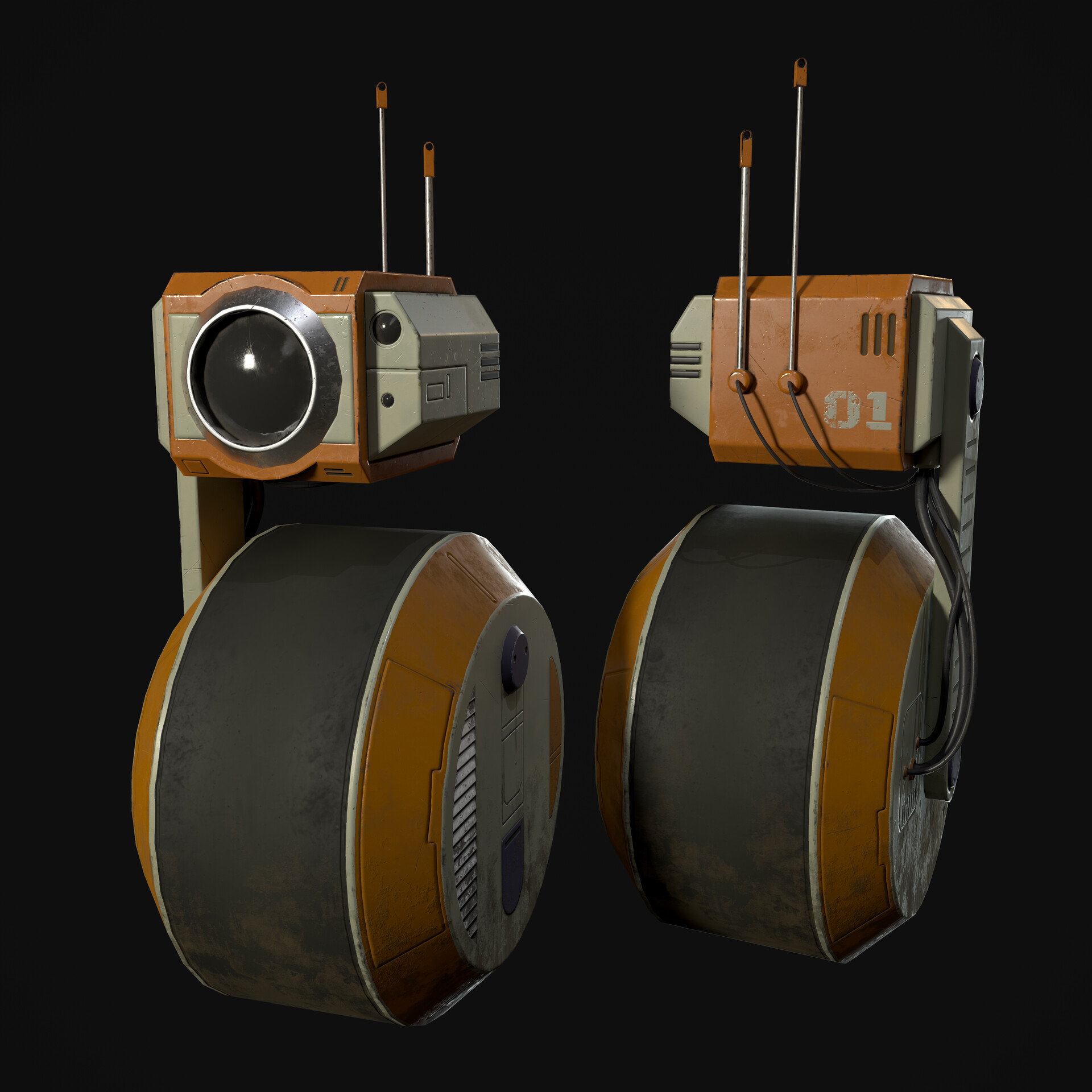 ArtStation - D-0 Droid