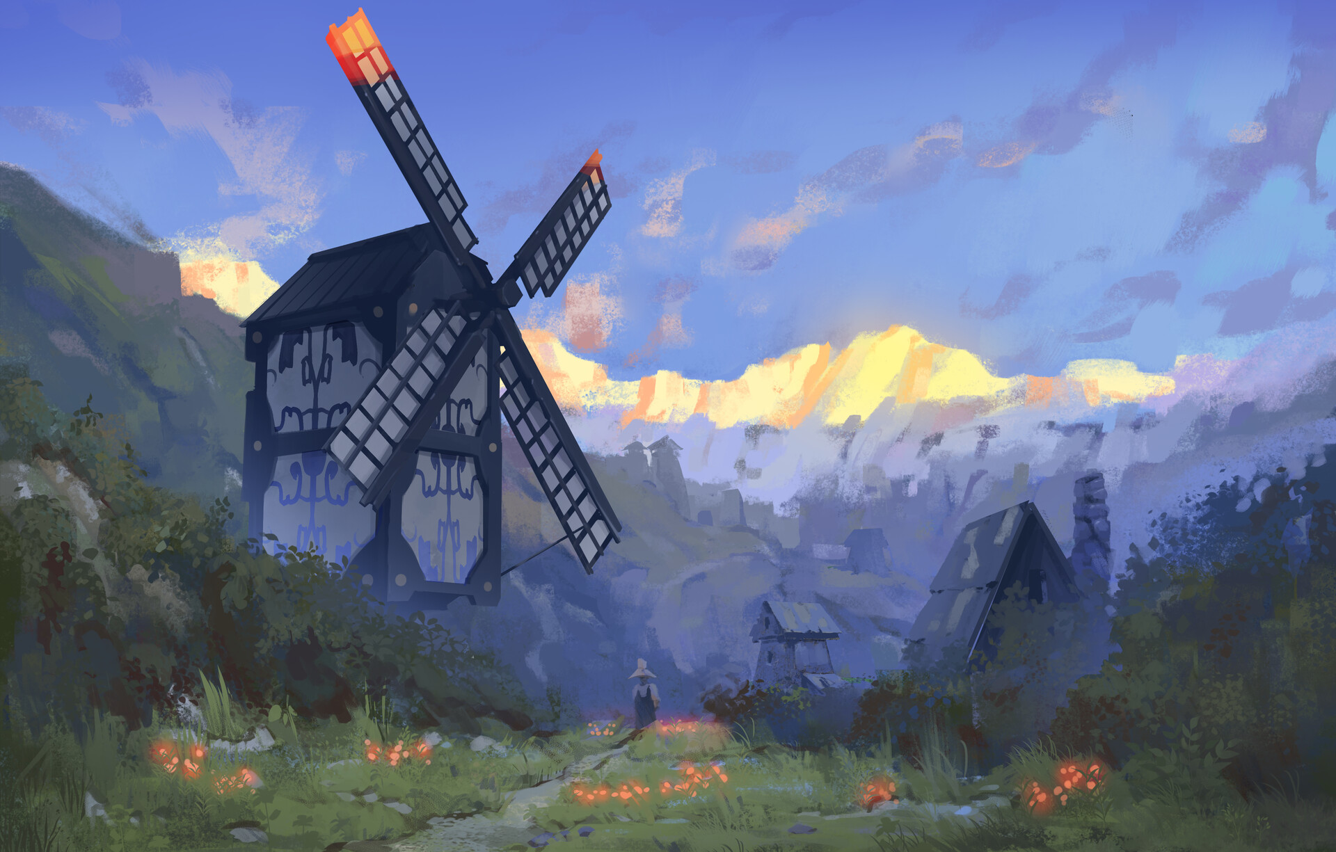 ArtStation - Study. Windmill