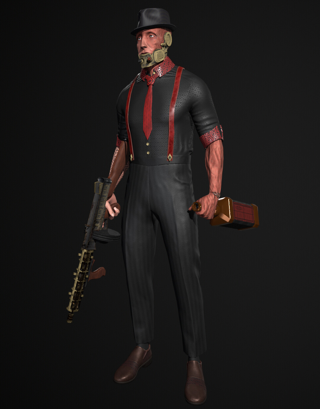 ArtStation - Sci-Fi Gangster: Repressed Bereavement (Bachelor Thesis)