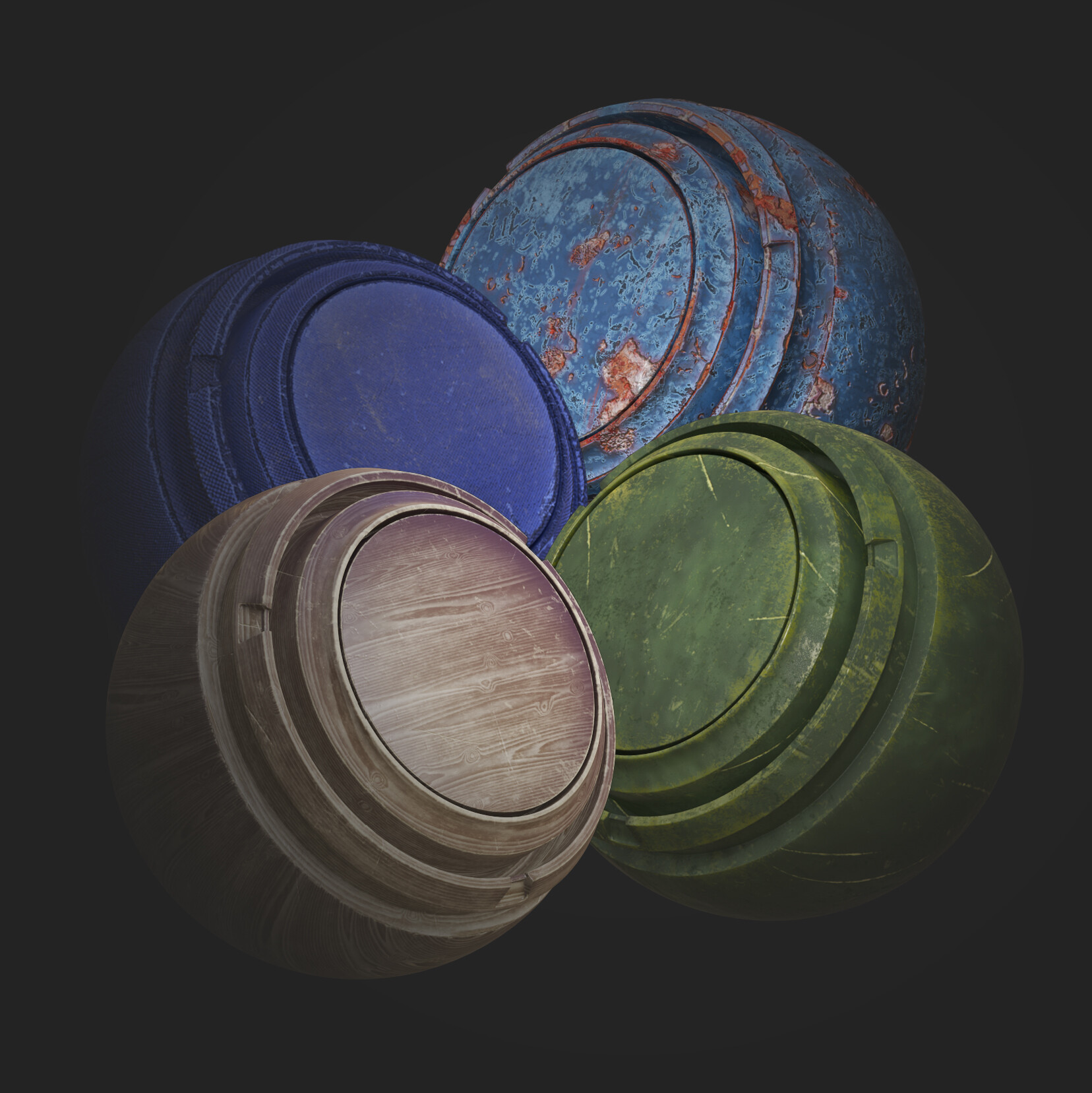 ArtStation - Rustic Textures, Basic