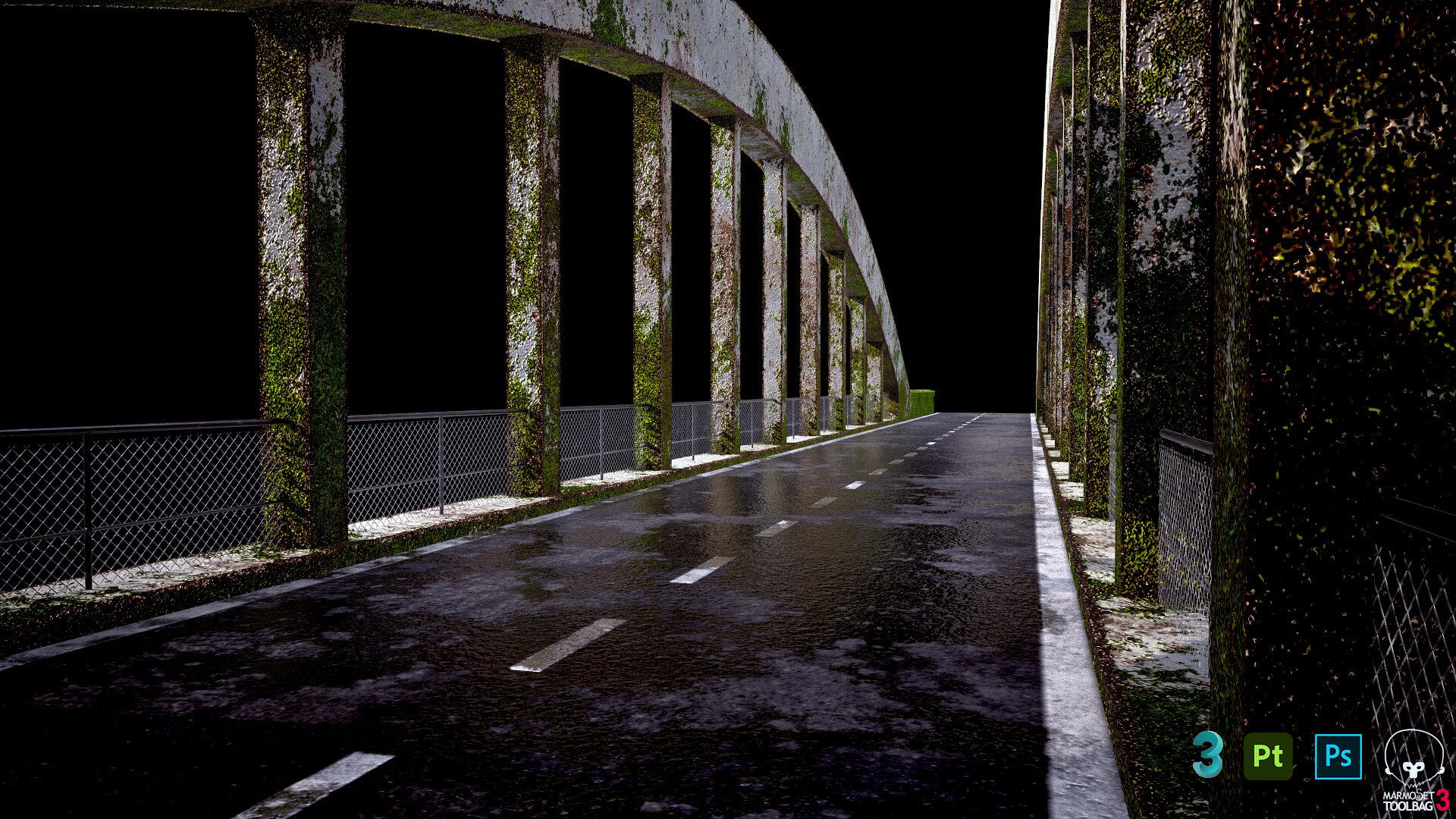 ArtStation - Ruined bridge - A modular work