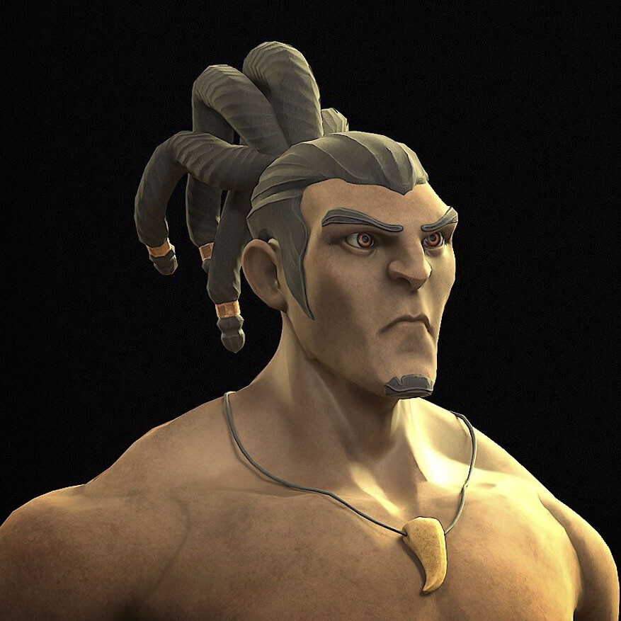 ArtStation - Rongo the Warrior