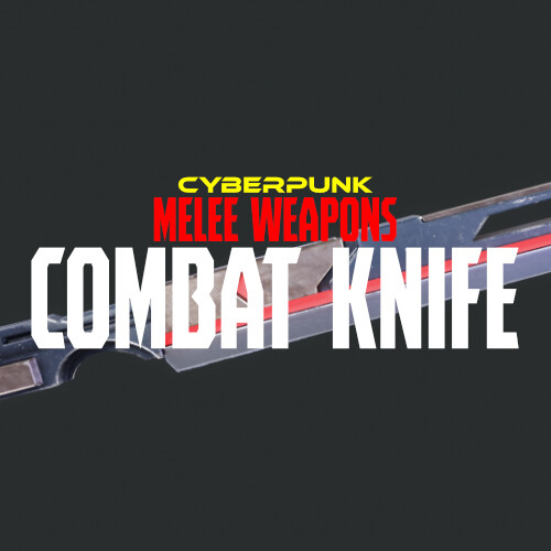 ArtStation - Cyberpunk Combat Knife