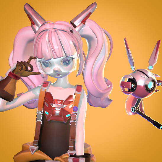 ArtStation - Mechanic Girl