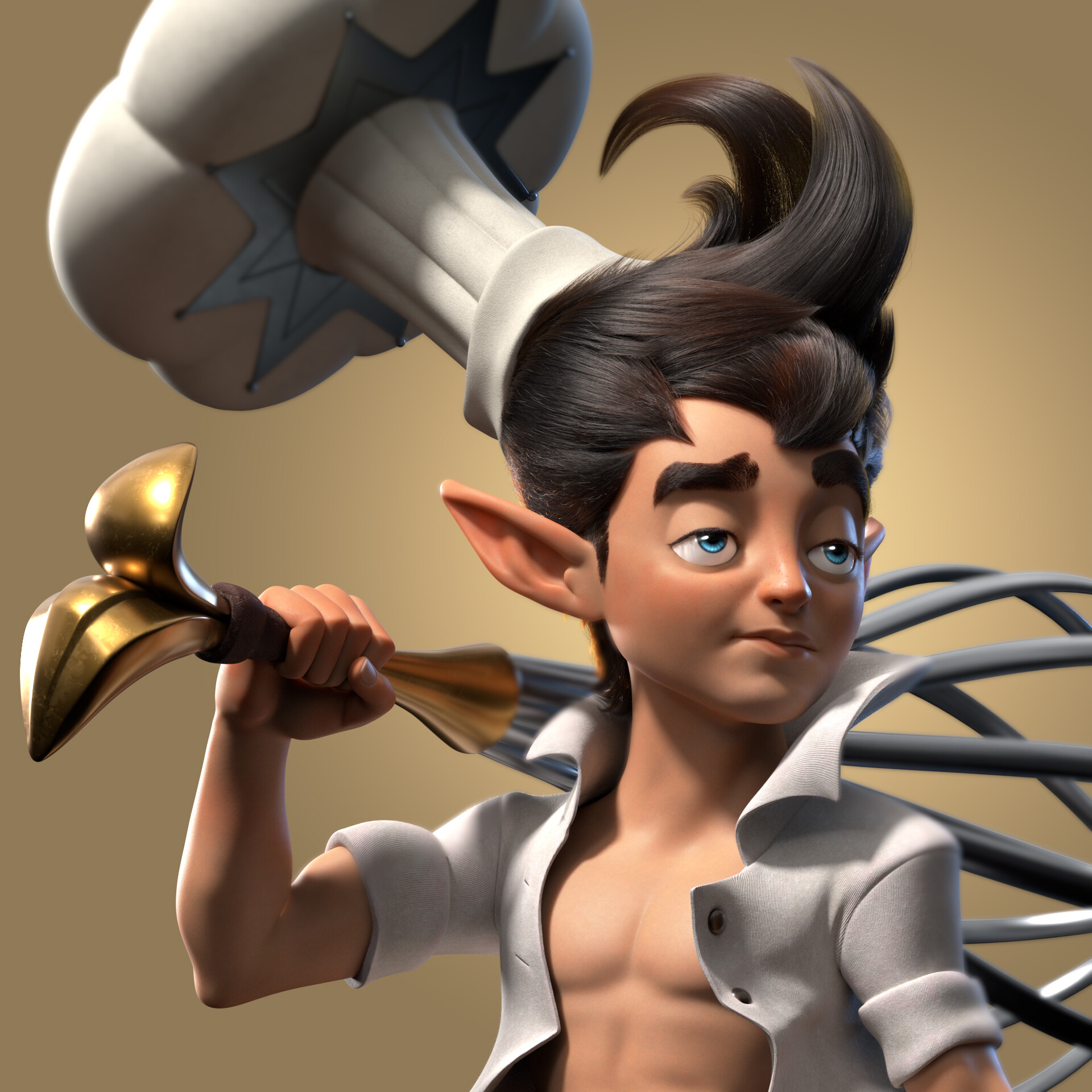 ArtStation - The Elven Bread Baker