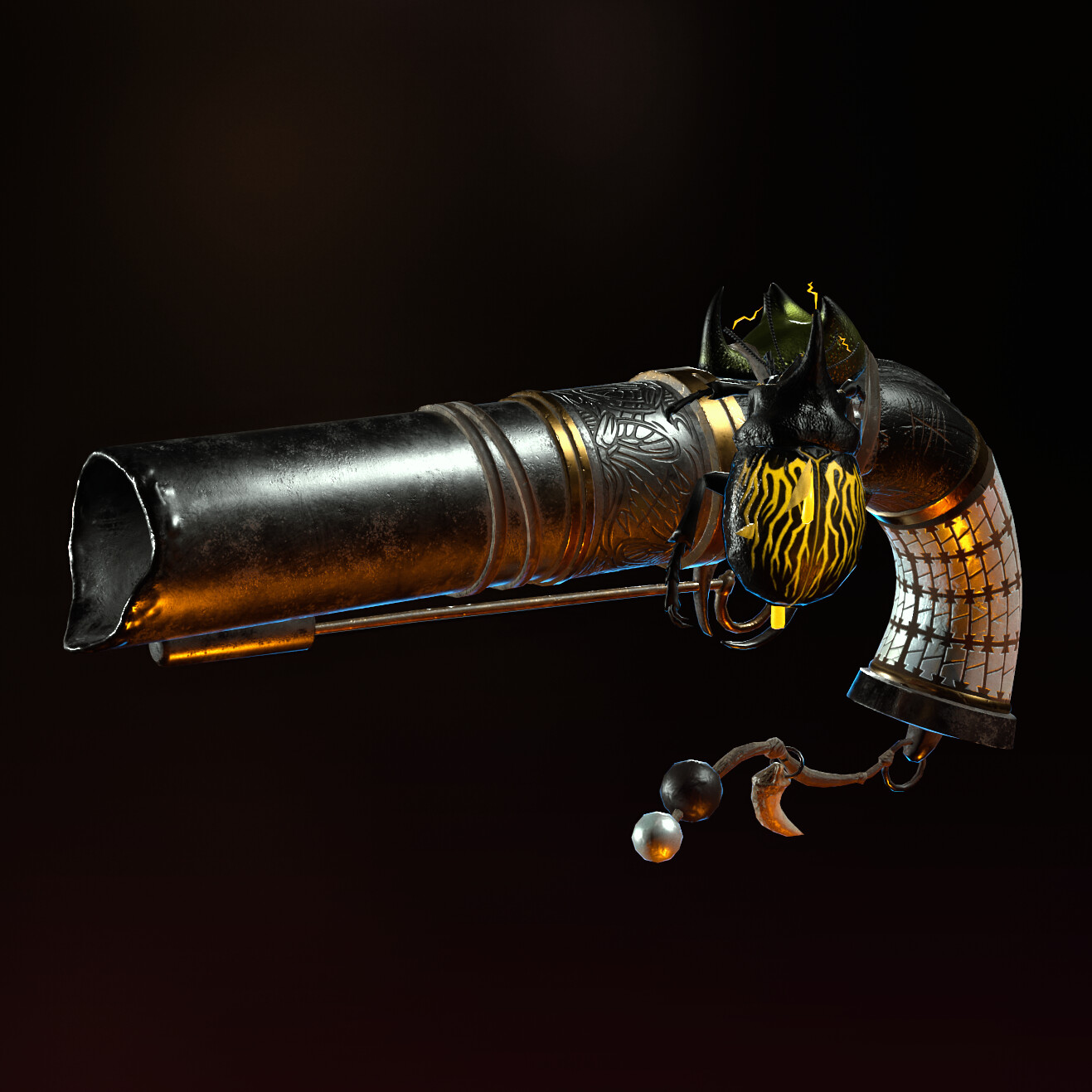 ArtStation - Thunderbug charged energy gun // Luchefar