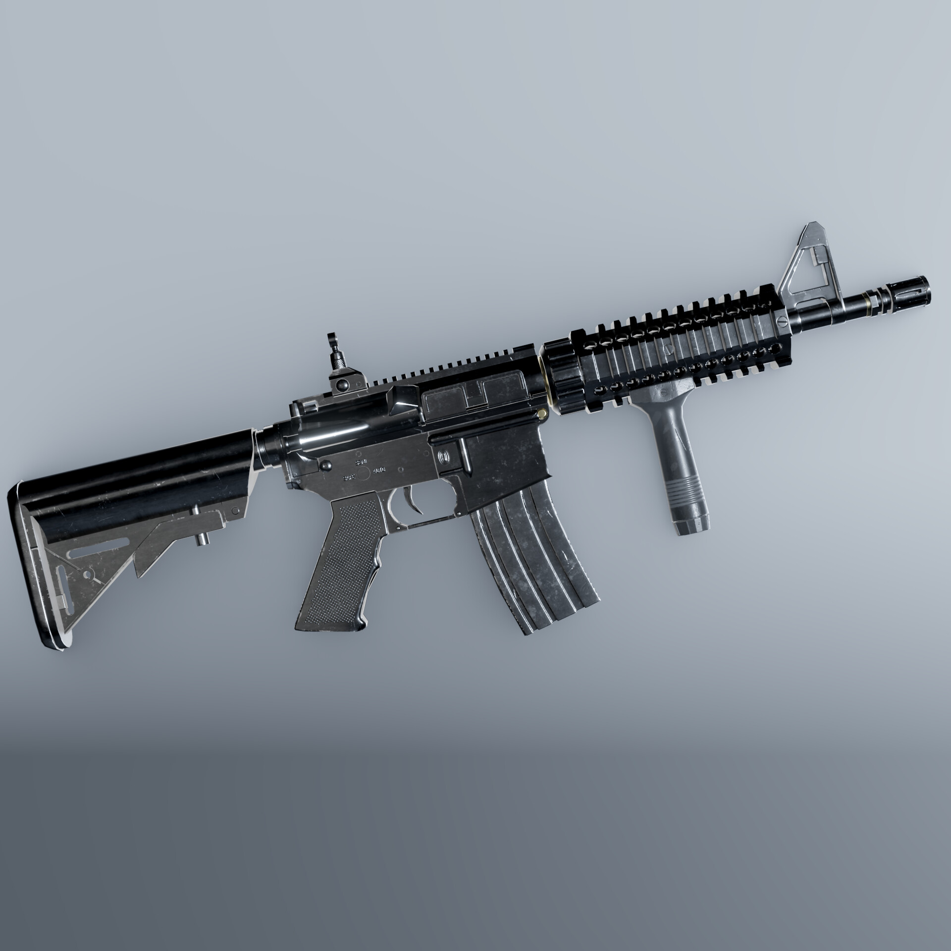 ArtStation - M4 Gun - Game Ready