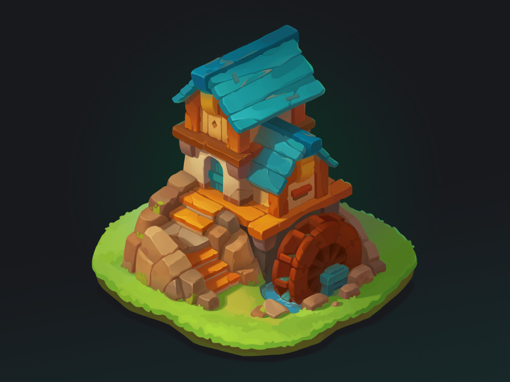 ArtStation - Grist mill
