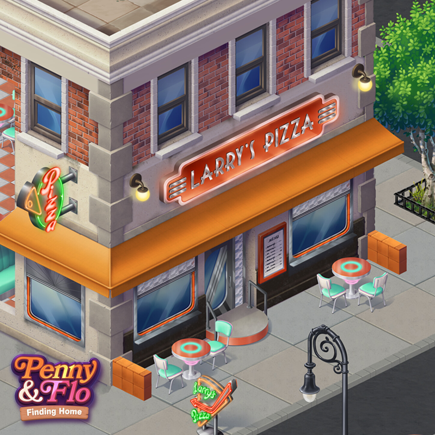 ArtStation - Some Assets (Pizza Shop) - Penny & Flo
